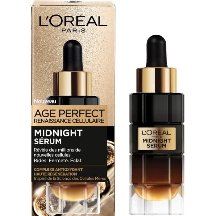 L'OREAL PARIS Midnight Age Perfect Cell Renewal Serum | CDON