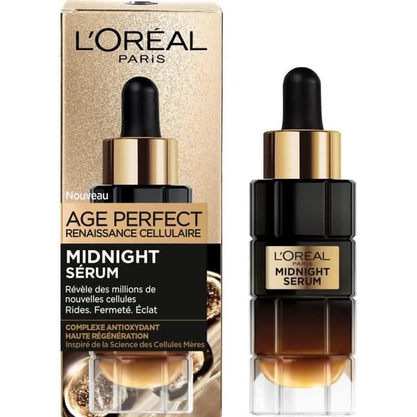L'OREAL PARIS Midnight Age Perfect Cell Renewal Serum | CDON