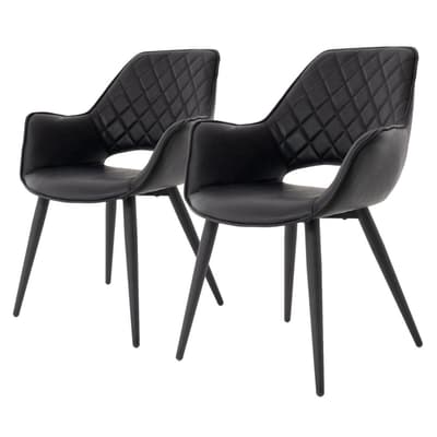 WOMO-DESIGN stolar Set med två rum Stol Dining med ryggen och armstöd ...