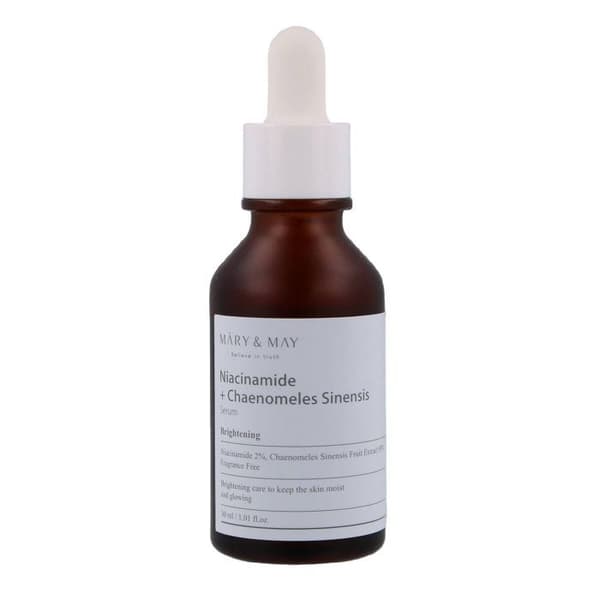 Ansiktsserum - MARY&MAY - Niacinamid + Chaenomeles Sinensis - 30ml ...