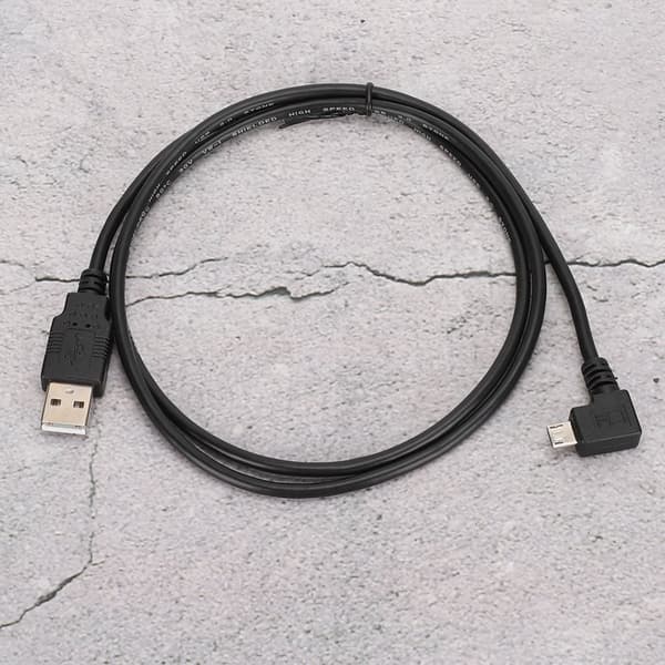 1M Högervinklad Micro USB till USB-kabel - Snabb dataöverföring och ...