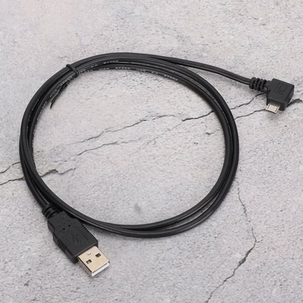 1M Högervinklad Micro USB till USB-kabel - Snabb dataöverföring och ...