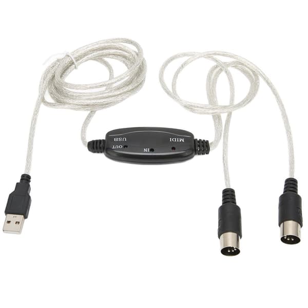 16-kanals USB til MIDI-kabelkonverter til Windows-computer - Tilslut pc ...