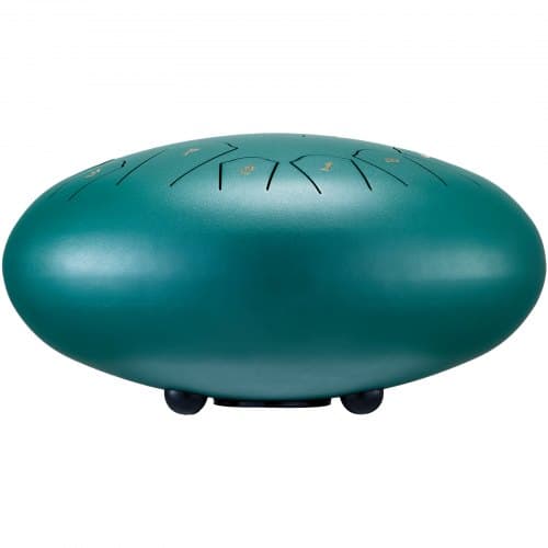 Steel Tongue Drum, 30,5x30,5x15 cm, Grön, Slaginstrument | CDON