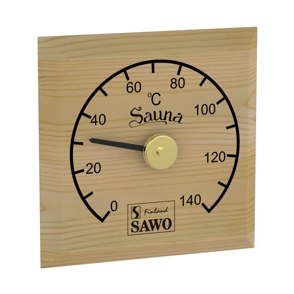 Termometer för bastu SAWO Slätskuret 125x125 mm Varumärke: SAWO GTIN ...