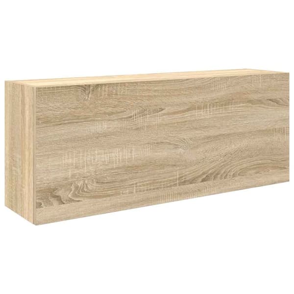 Väggskåp för badrum sonoma-ek 100x25x40 cm konstruerat trä | CDON