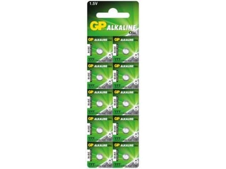 Baterie alkaliczne MINI GP 177/G4/AG4/LR626/LR66 blister 10szt. | CDON