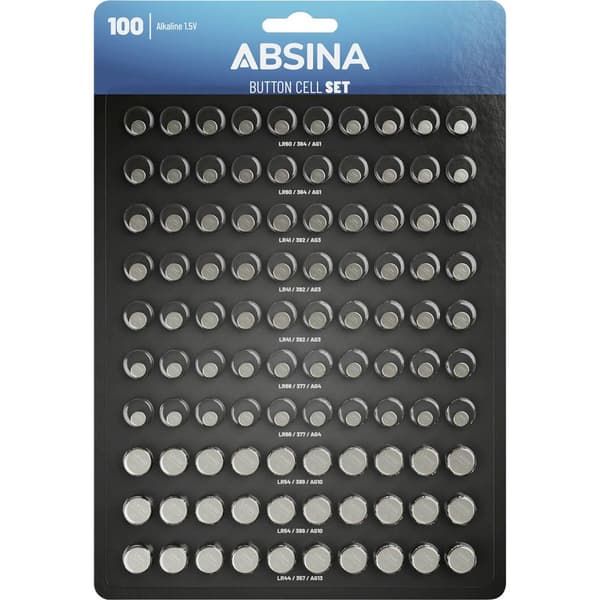 Absina Knappcells-set 1 st Alkaliskt | CDON