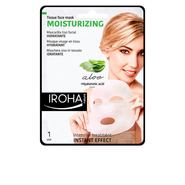 Iroha Nature Moisturizing Tissue Face Mask Aloe Vera 1 Unit | CDON