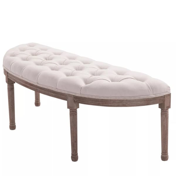 HOMCOM Polsterbank, Sitzbank, Lounge, Sitzhocker, Vintage Retro Sofa ...
