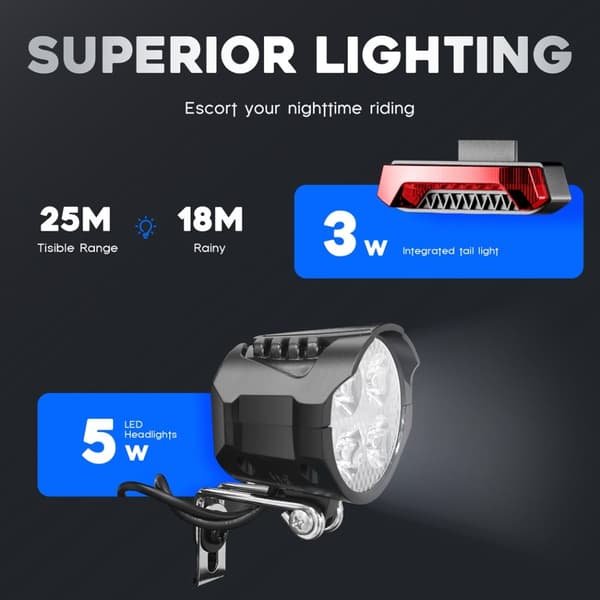 EMOKO CE27 sähköpyörä, 500 W moottori, 40 km/h MAX, 27,5'' * 2.1 ...