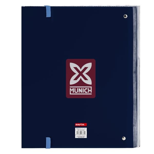 Pärm 4 ringar - safta - 35 mm - 100 ark A4 - 27x3,5x32 cm - Blå ...