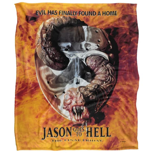 Friday The 13th Jason Goes To Hell Poster Blanket | CDON