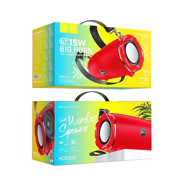 Hoco Trådlös Högtalare Bluetooth 15W HC5 - Röd | CDON