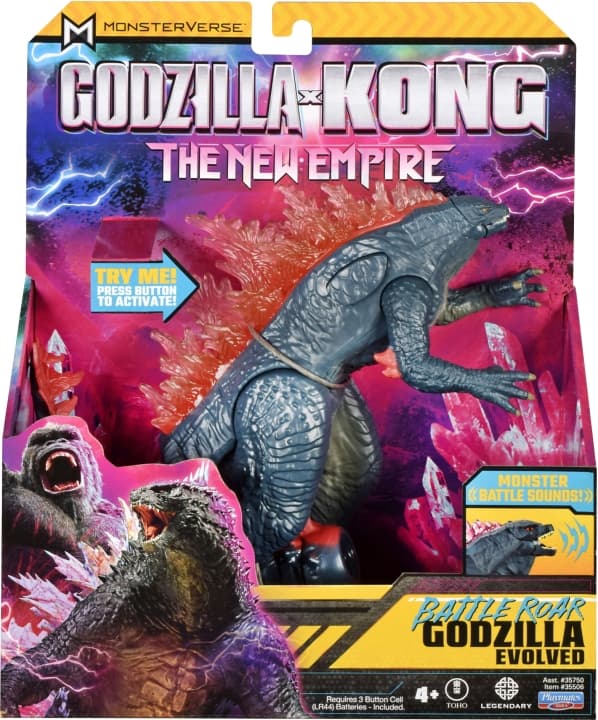 Godzilla x Kong: The New Empire Deluxe Battle Roar Godzilla Evolved ...