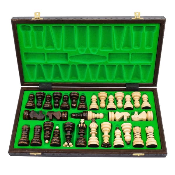 Schackspel schack schackbräde trä hög kvalitet - Schackbrädeset ...