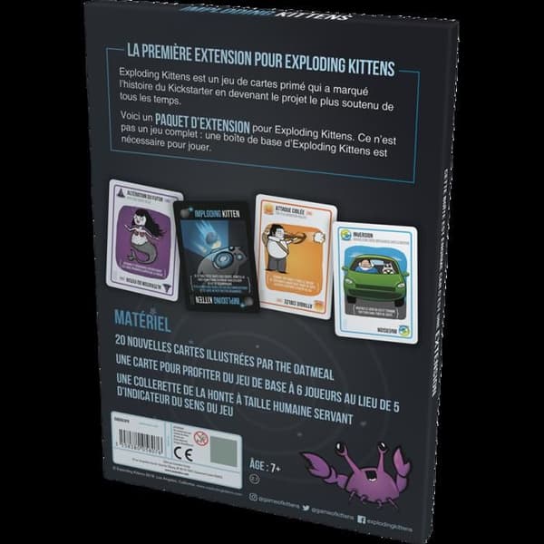 Stämningsspel - ASMODEE - Exploding Kittens - Utvidgning Imploding Kittens - 2 spelare eller ...