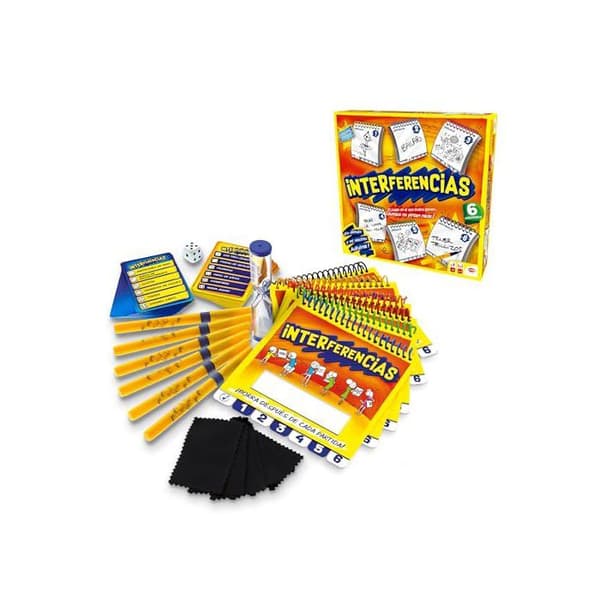 Brädspel teckning - Bizak - Interferenser - 140 kort - 6 utstrykbara ...