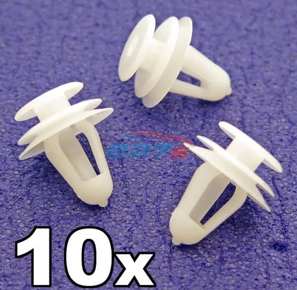 10x Toyota & Lexus Plastic Trim Clips for Door Cards, Panels, Trims and ...