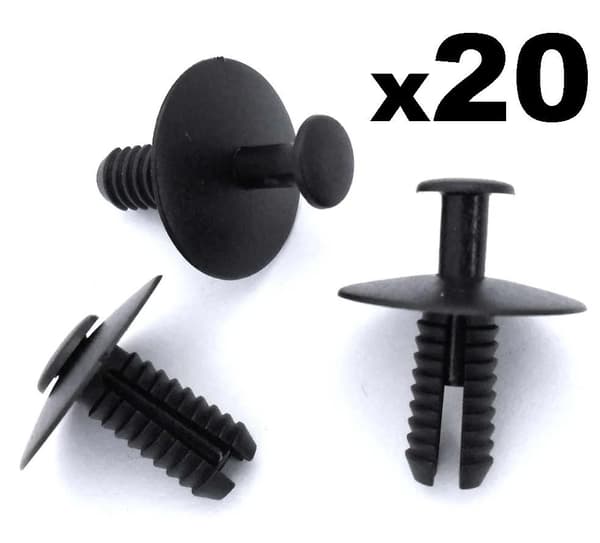 20x BMW Expanding Rivets- Plastic Trim Clips for bumpers, sills, skirts ...