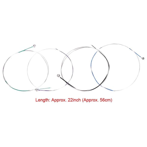 4/4 Viulun kielisetti teräskieliä täysikokoinen 010,014,020,029 (010 ...