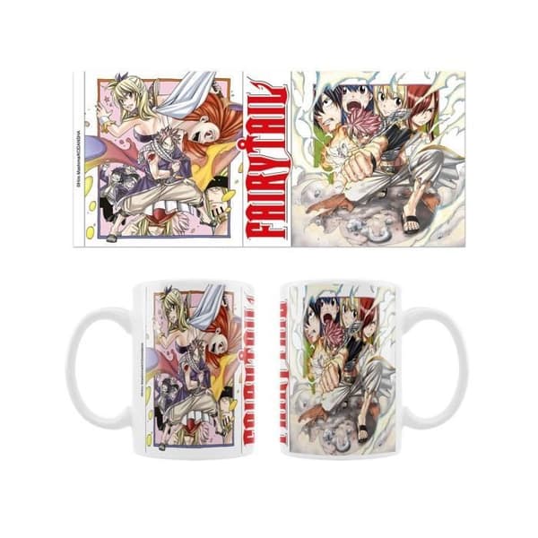 Sakami Merchandise - Fairy Tail - Keramikkopp Natsu Manga Stil | CDON