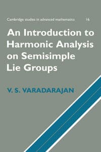 An Introduction to Harmonic Analysis on Semisimple Lie Groups | CDON