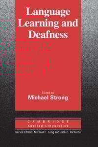 Language Learning and Deafness | CDON