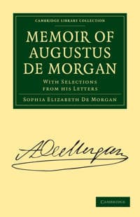 Memoir of Augustus De Morgan | CDON