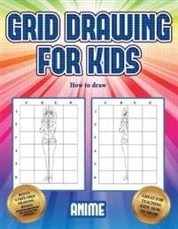 How to draw (Grid drawing for kids - Anime) | James Manning ...