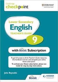 Cambridge Checkpoint Lower Secondary English Teacher's Guide 9 with Boost Subscription | CDON
