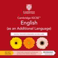 Cambridge IGCSE™ English (as an Additional Language) Digital Teacher's ...