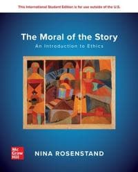 The Moral of the Story: An Introduction to Ethics: 2024 Release ISE | CDON