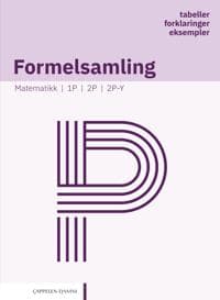 Formelsamling matematikk P | CDON