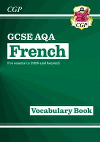 New GCSE French AQA Vocabulary Book (for exams from 2026) | CDON