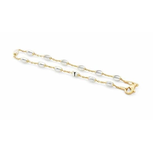 Beneto Bicolore Stylé Armband I Guld Agb605, För Kvinnor, 19cm, Sbe1029 ...