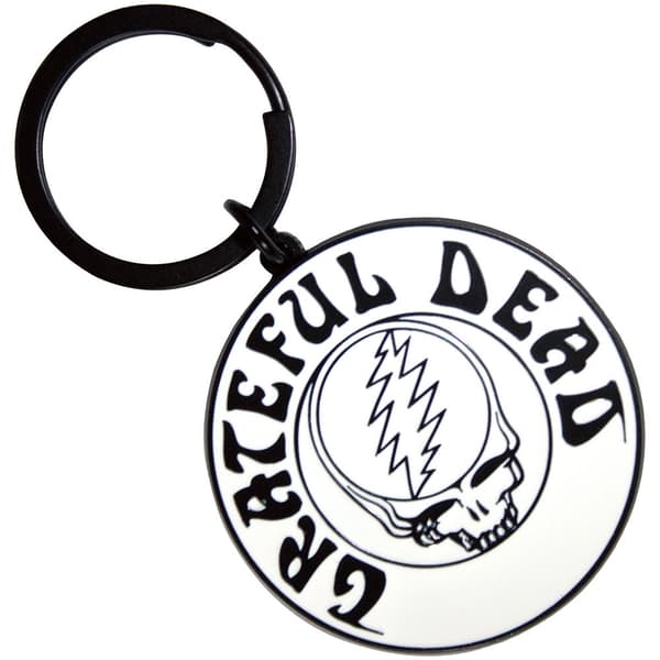 Grateful Dead Keychain: Steal Your Face Mono Black | CDON