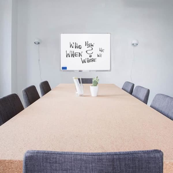 Magnettavla - SPRINGOS - 90x60 cm - Aluminium - Rundade Kantar ...