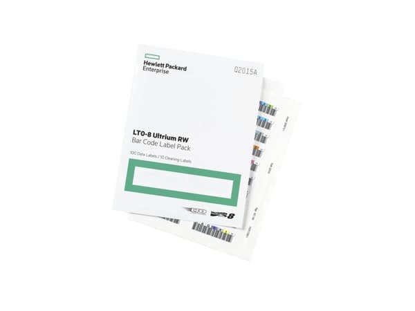 HPE LTO-8 Q2015A Ultrium stregkodemærkepakke (x100) - hæftepatron | CDON