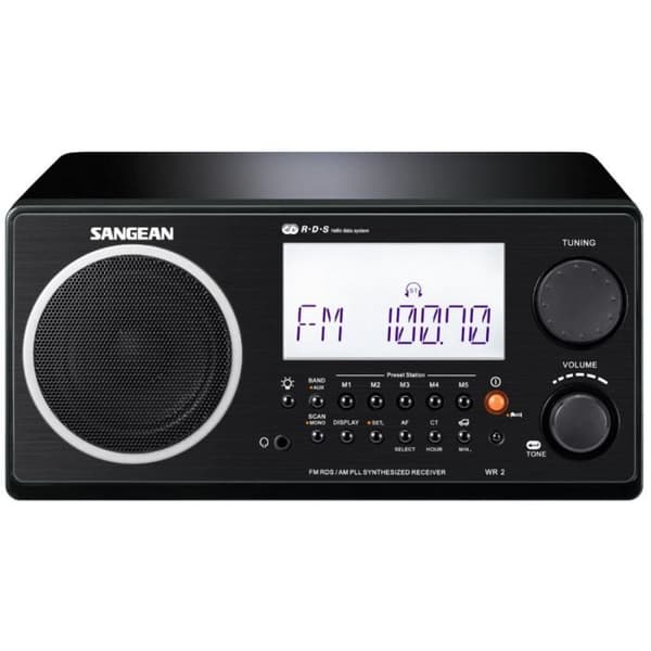 SANGEAN WR-2 Black High end digital radio | CDON