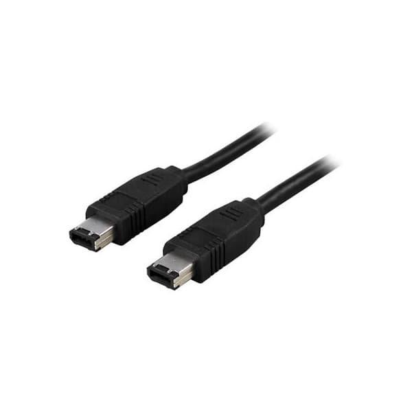 InLine firewire kabel 6-PIN han - 6-PIN han, 4.5 m, sort | CDON