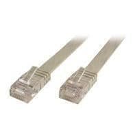 MICROCONNECT V-UTP6005W-FLAT nätverkskabel - Cat6 0,5m - Vit - PVC | CDON