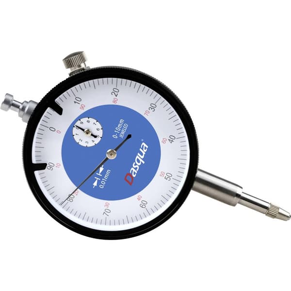 Dasqua 5111-1005 Mätur med dimensionskontroll 10 mm Avläsning: 0.01 mm ...