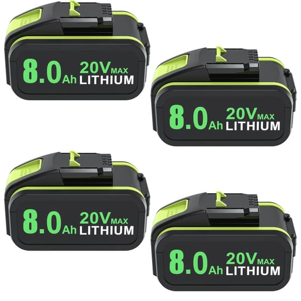 Litiumjonbatteri, 8000mAh kapacitet, bred kompatibilitet,4 st Batteri ...