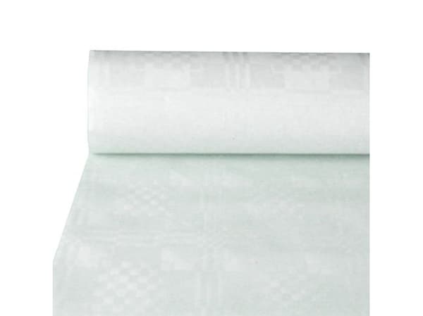 Papstar 12545, Rektangulär, Vit, papper, Bordsduk, 80 x 5000 cm, 1 ...
