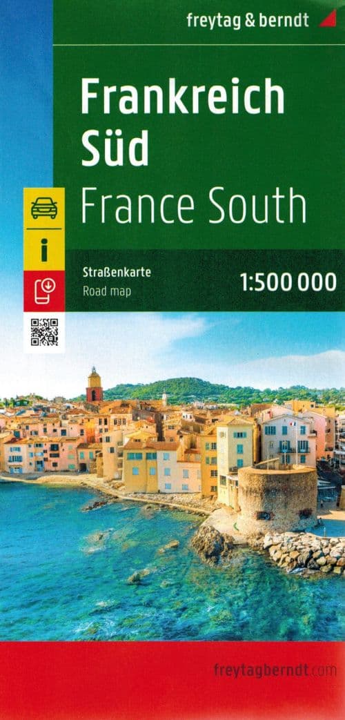 Södra Frankrike 1:500 000. Väg- och turistkarta. Publicerad 2025 ...