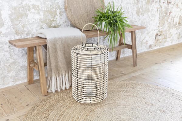 LIFA LIVING Kreta Ljuslykta, Stor Ljuslykta Inomhus, Fristående ...