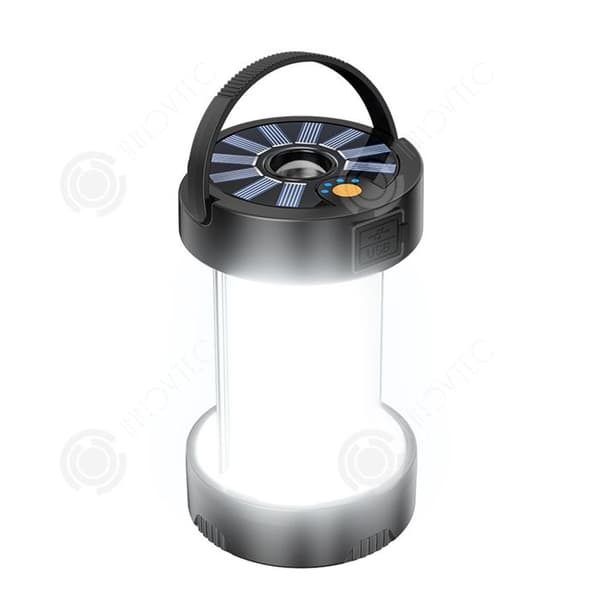 Solenergi 1800mAh - INNOVTEC - uppladdningsbar camping LED-lampa för ...