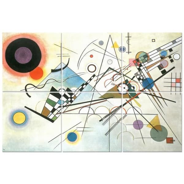 Legendarte - Multi Panel Painting Composition VIII - Wassily Kandinsky ...