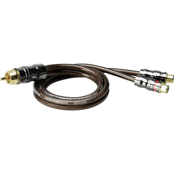 Sinuslive YX-1 Y-RCA-kabel 0.50 m [1x RCA-hane - 2x RCA-hona] | CDON